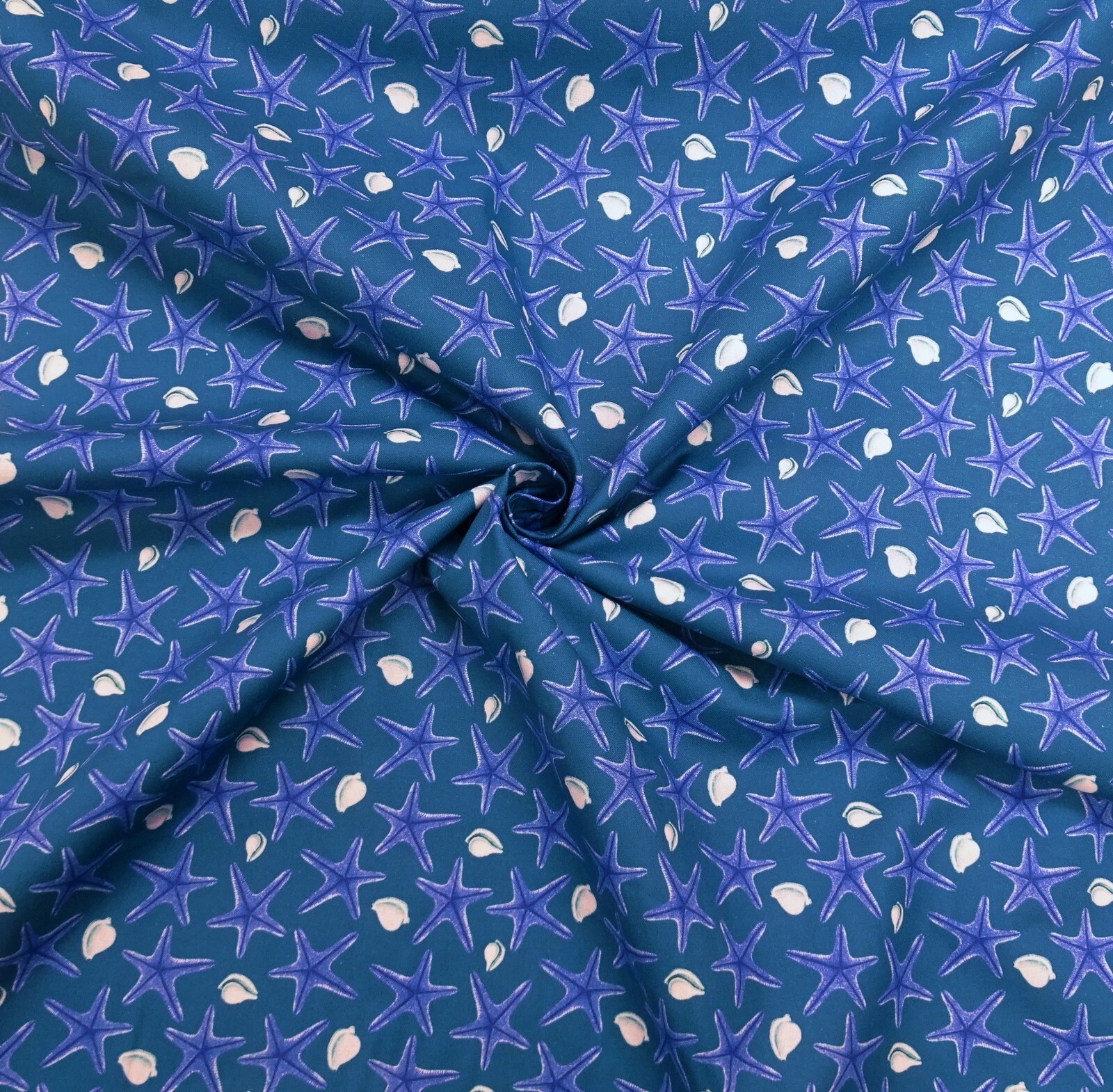 Seaside Cotton Fabric Mixed Ocean Nautical Sea Beach Patchwork Craft ...