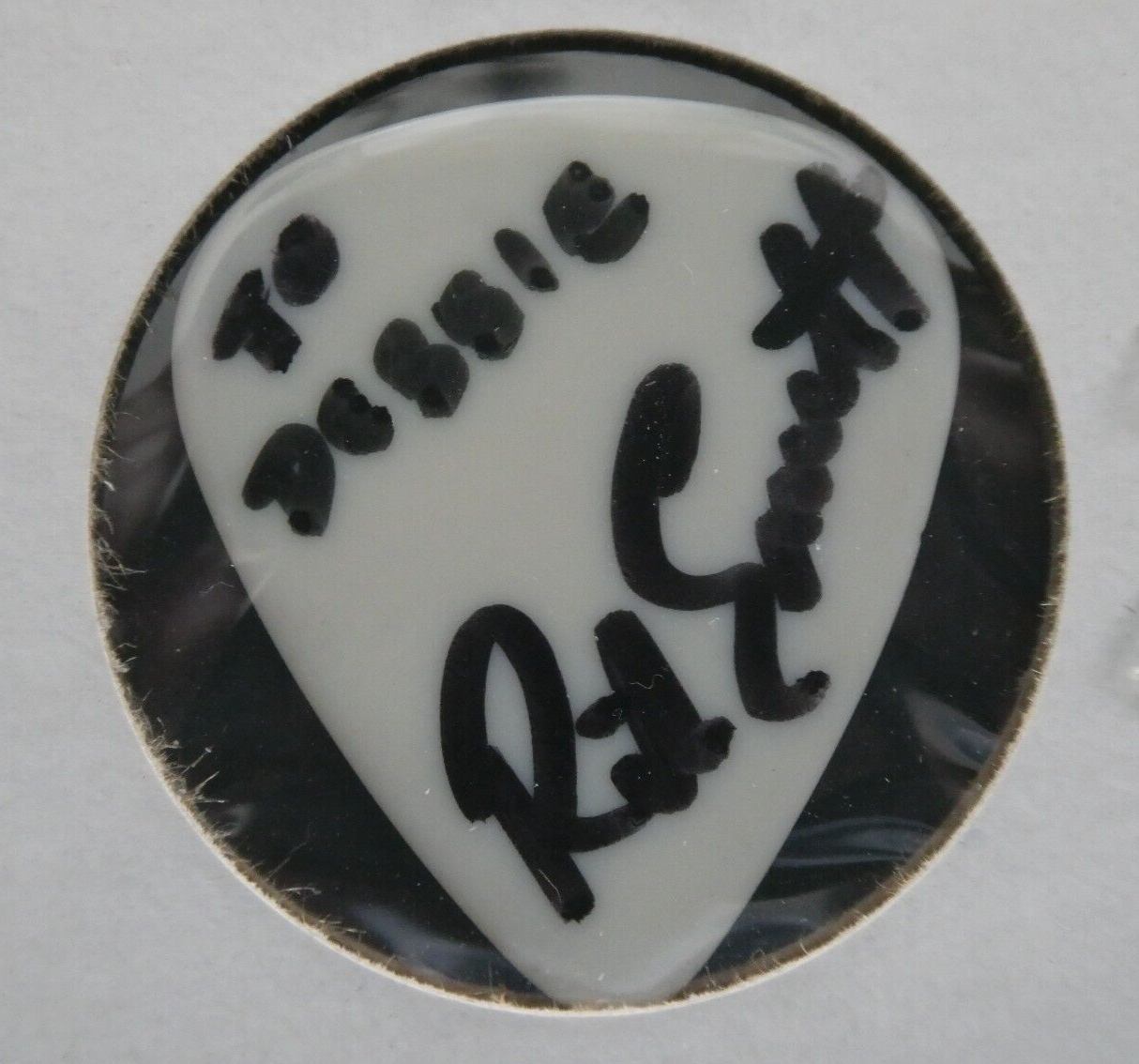 Autographed TRIUMPH Rik Emmett GUITAR PICK Rik's Pick ABSOLUTELY ...