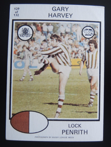 1975 Scanlens Rugby League Card Penrith - Gary Harvey #129 of 132 | eBay UK