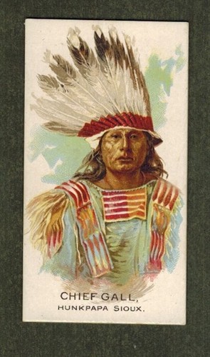 CHIEF GALL 1888 N2 Allen & Ginter American Indian Chiefs | eBay