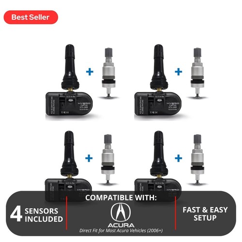 4x TPMS Sensors for 2006+ Acura All Models Programmed Tire Pressure ...