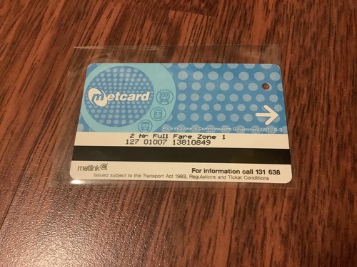 METLINK METCARD MAGNETIC-STRIPE TRANSPORT CARD BLUE 24NOV06 BARCODE | eBay