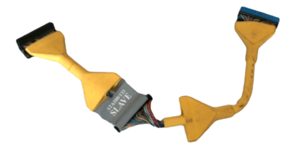 18" Yellow IDE ATA 100/133 Round Dual Device Hard Drive CD-ROM Cable | eBay