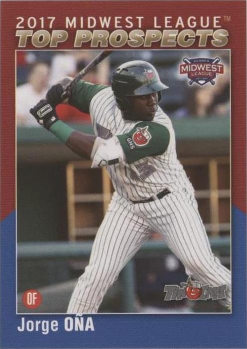 2017 Choice Midwest League Top Prospects - Jorge Ona #15 (RC) for sale ...