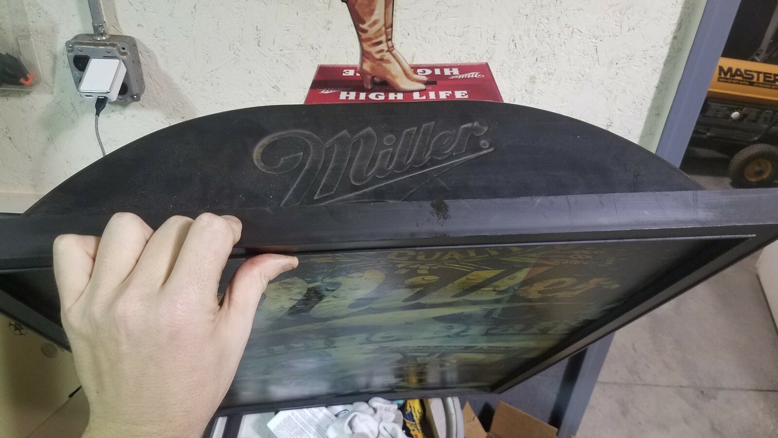 Miller Genuine Draft Lighted Indy Car Racing Sign | eBay