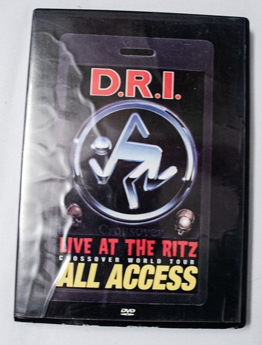 D.R.I. Live At The Ritz Crossover World Tour All Access DVD 2001 Rock ...