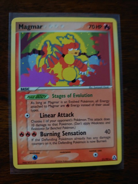 Pokémon TCG Magmar EX Legend Maker 21 Regular Rare for sale online | eBay