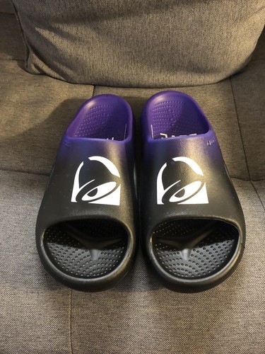Crocs Mellow Slide Taco Bell Live Más Black Purple Size M8 (Sold Out ...
