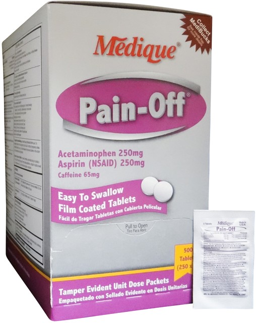 Medique Pain-Off Extra Strength 500 Tablets MS-71175 | eBay