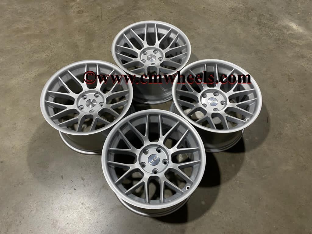 19" Strom STR2 RC ULTRA CONCAVE Alloy Wheels Quartz Silver BMW E60 E61 ...