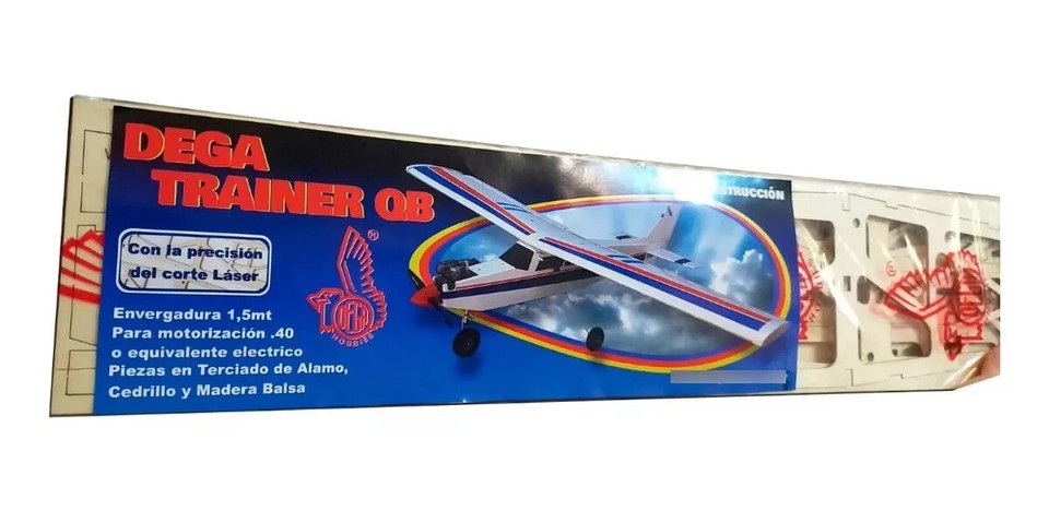 Dega Trainer QB Full Kit - Quick Build Trainer Model Airplane for Glow ...