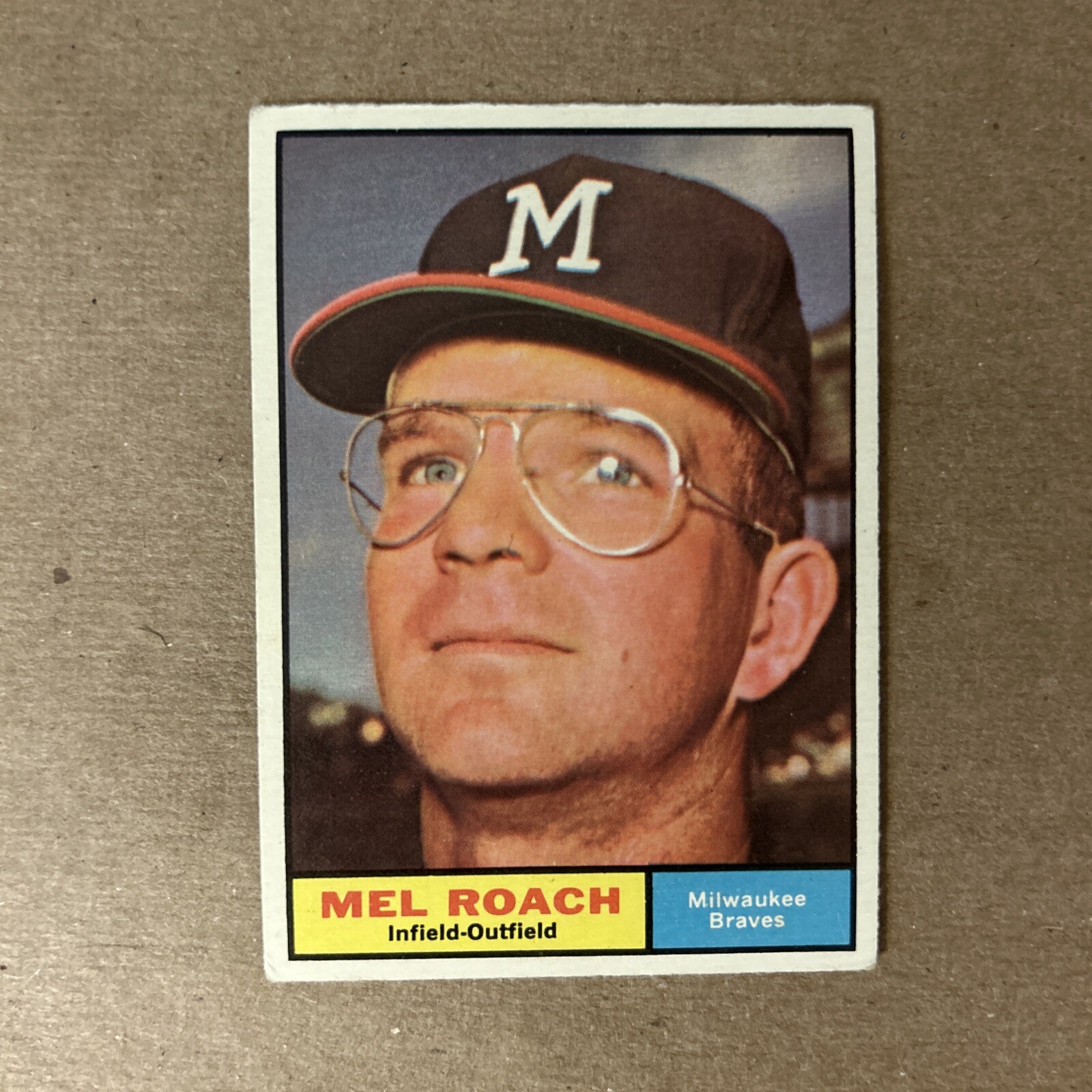 1961 Topps Baseball Mel Roach Milwaukee Braves Card #217 | eBay