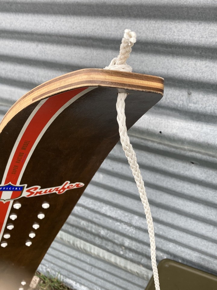 Vintage Super Racing Snurfer snowboard ~made by Brunswick from 1966 ...