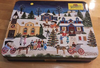 Whitman’s Sampler Festive Moments Hinged Holiday Tin Wooster Scott ...