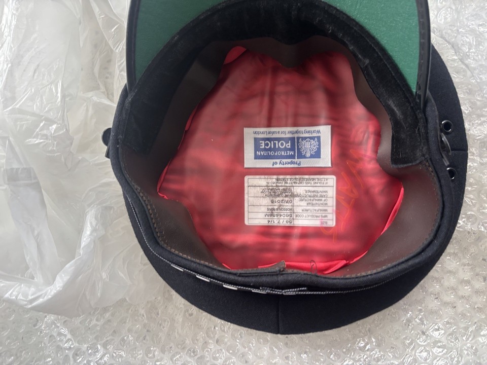 OBSOLETE METROPOLITAN POLICE CAP / HAT Size 58cm | eBay UK