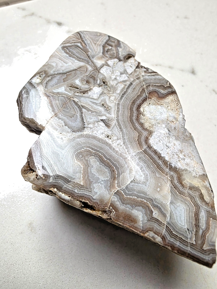 Face polished Georgia LACE agate 108.8 grams . Beautiful MUST SEE | eBay