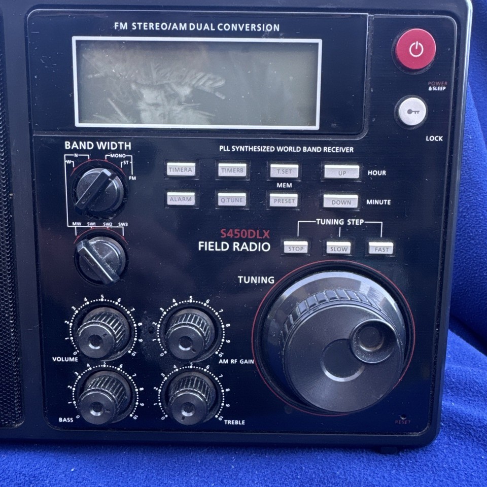 Grundig S450DLX Portable AM/FM Shortwave Field Radio * WORKS* | eBay
