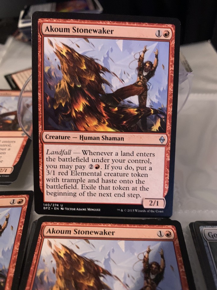 Akoum Stonewaker [Battle for Zendikar] Magic MTG | eBay
