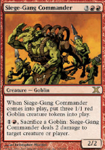 SIEGE-GANG COMMANDER 10th Edition MTG Magic the Gathering Cards DJMagic ...