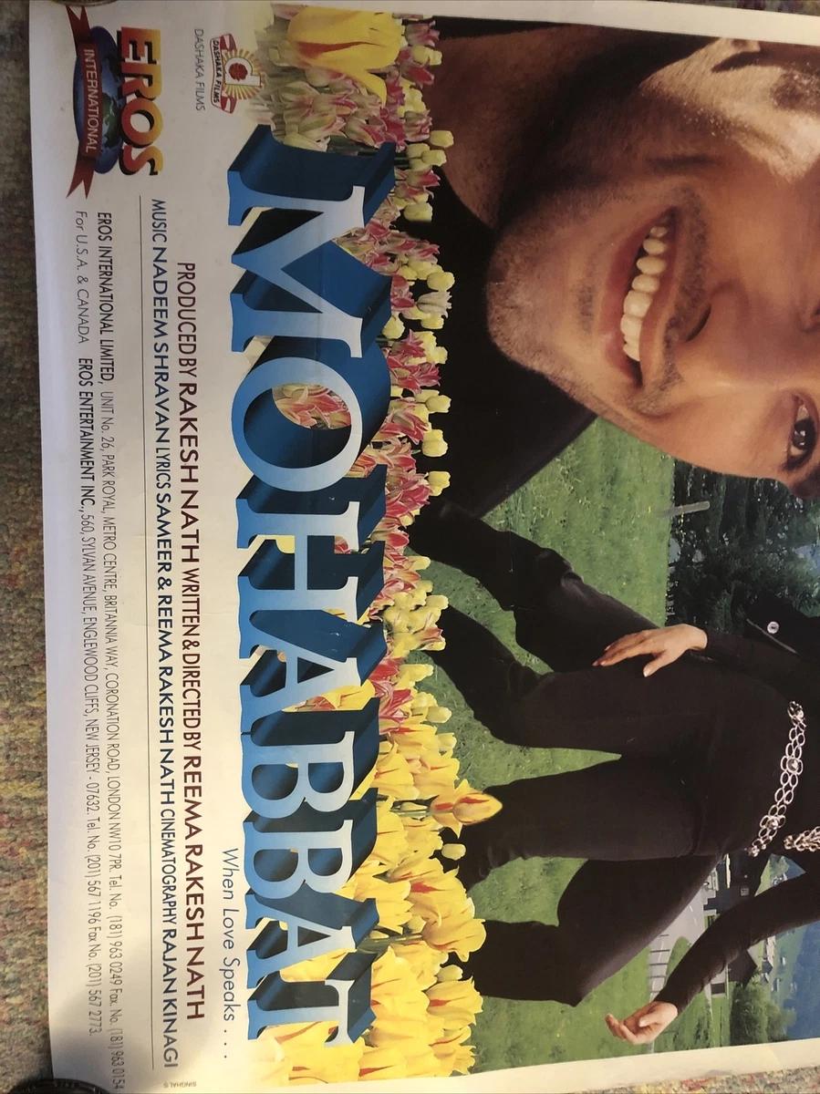 Mohabbat 1997 Poster