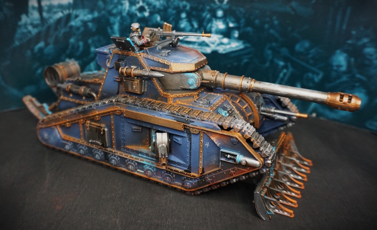 Death Korps of Krieg Malcador Heavy Tank painted Warhammer 40k Astra ...