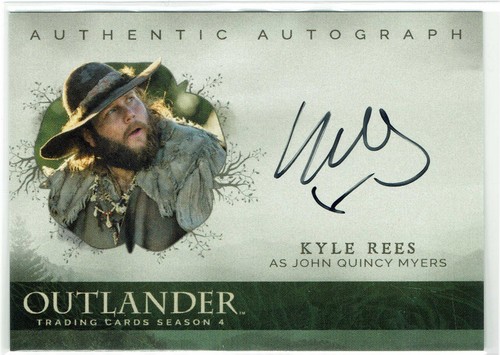 Outlander Season 4 2020 Auto Autograph Card KR Kyle Rees as John Quincy ...