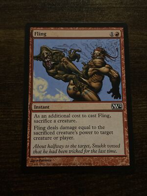 Fling 134/249 M12 Magic 2012 MTG Magic The Gathering D7556* | eBay