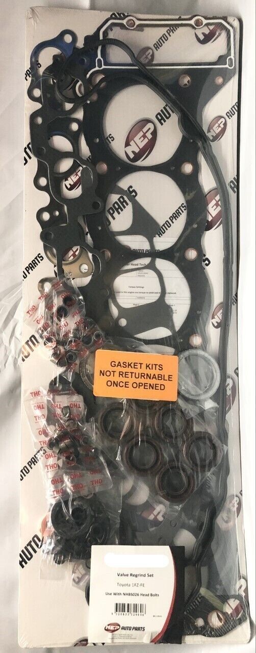 VRS GASKET VALVE REGRIND SET for TOYOTA 1FZ-FE 6cyl DOHC 24V EFI ULP | eBay