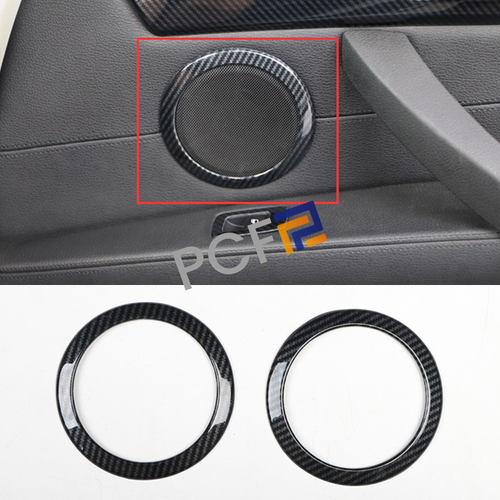 2Pcs For BMW Z4 2009-2015 Door Speaker Panel frame Cover Trim ABS ...