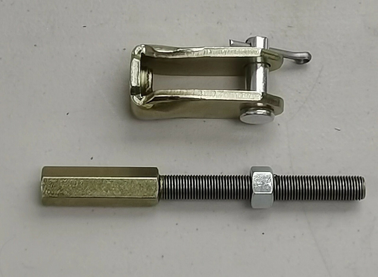 Universal Brake Booster Extension Rod & Clevis | 4 3/4" Rod Ext | 2-1/4 ...