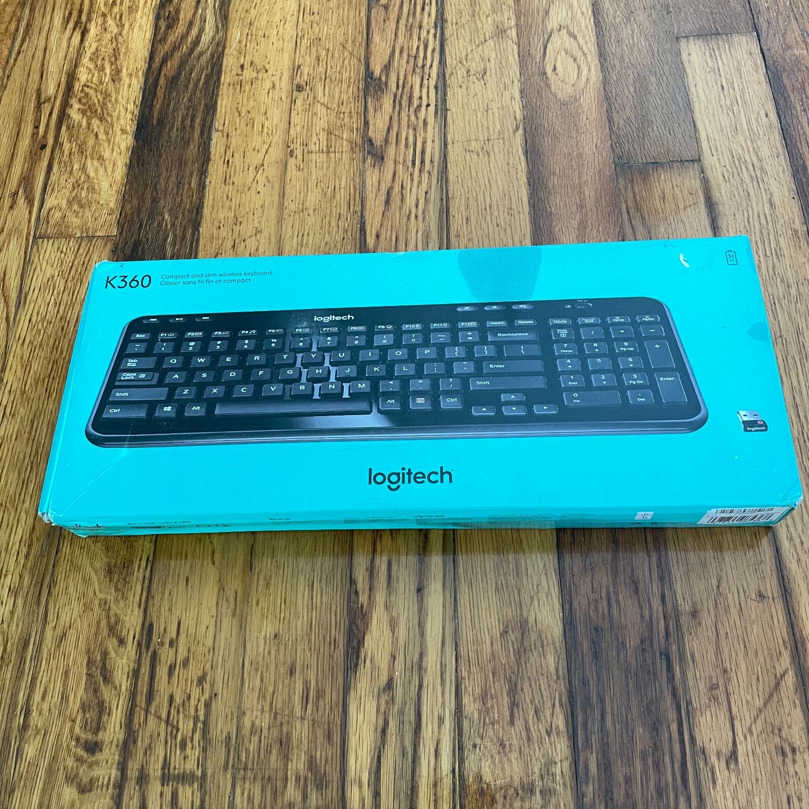Logitech K360 920-004088 USB Compact Slim Wireless Keyboard New ...