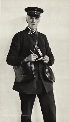 1928 Vintage AUGUST SANDER German Mailman Letter Carrier Post Photo Art ...