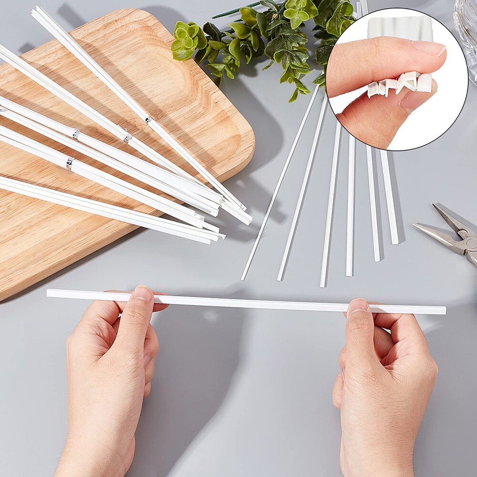 ABS Bar Tube Styrene Plastic Strip/Round/Square/Angles Rod DIY Model ...