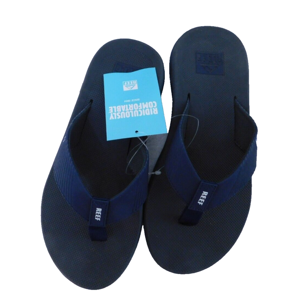 Reef Gray Navy Men's Phantom II Sandals Flip Flops Size 12 | eBay