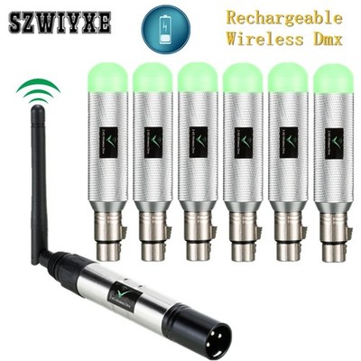 2.4G Wireless DMX Rechargeable Battery Wireless Dmx512 Transmitter and ...