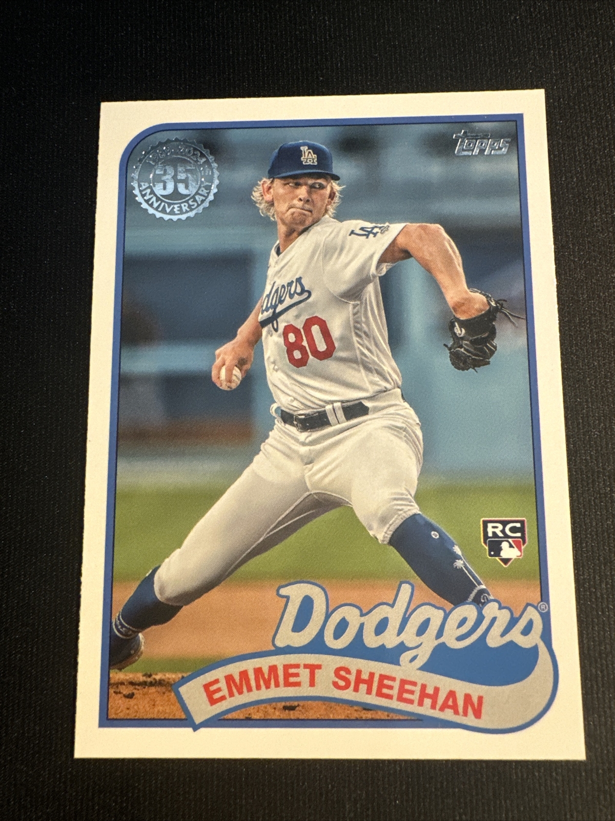 2024 Topps Series 1 Emmet Sheehan ROOKIE RC 35th Anniversary 89B-77 ...