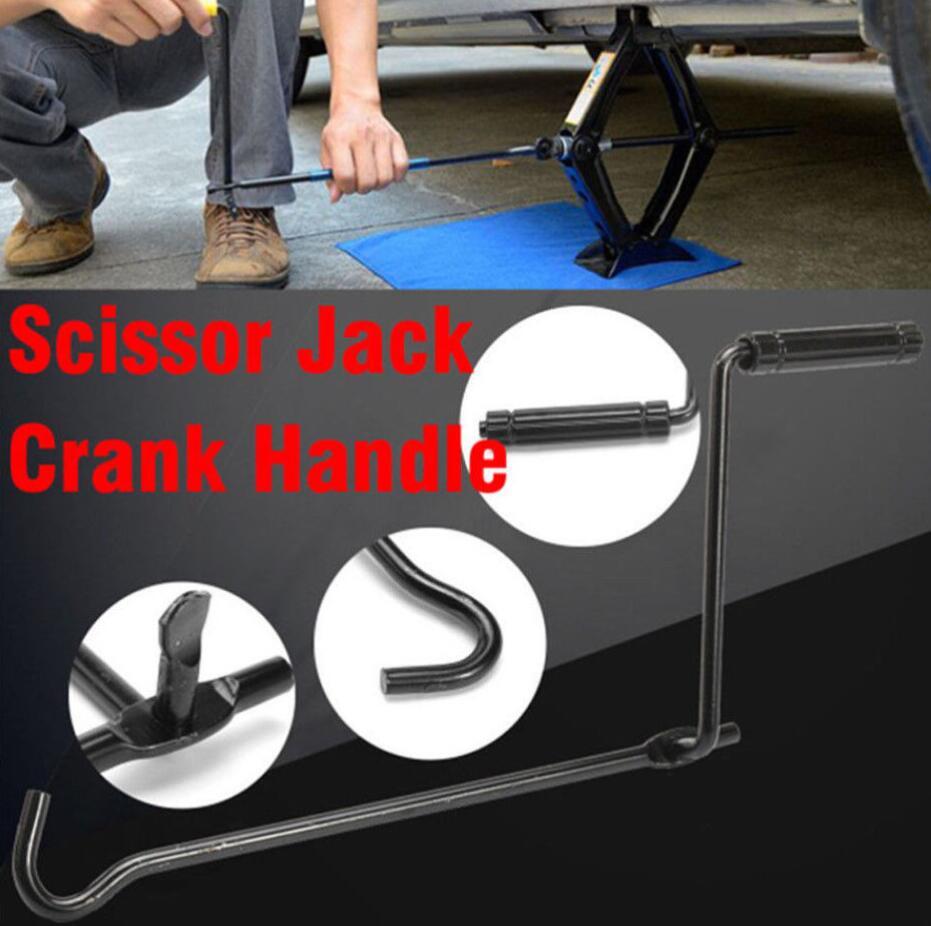 Tire Wheel Jack Lug Wrench Car Metal Handle Scissors Jack Wrench Tool ...
