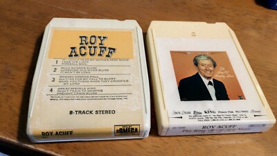 LOT OF 2 ROY ACUFF 8 TRACK TAPES THE KING OF COUNTRY MUSIC | eBay