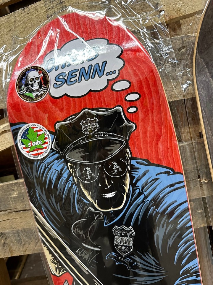 Powell Peralta Chris Senn Cop Old School Reissue Skateboard Deck | eBay