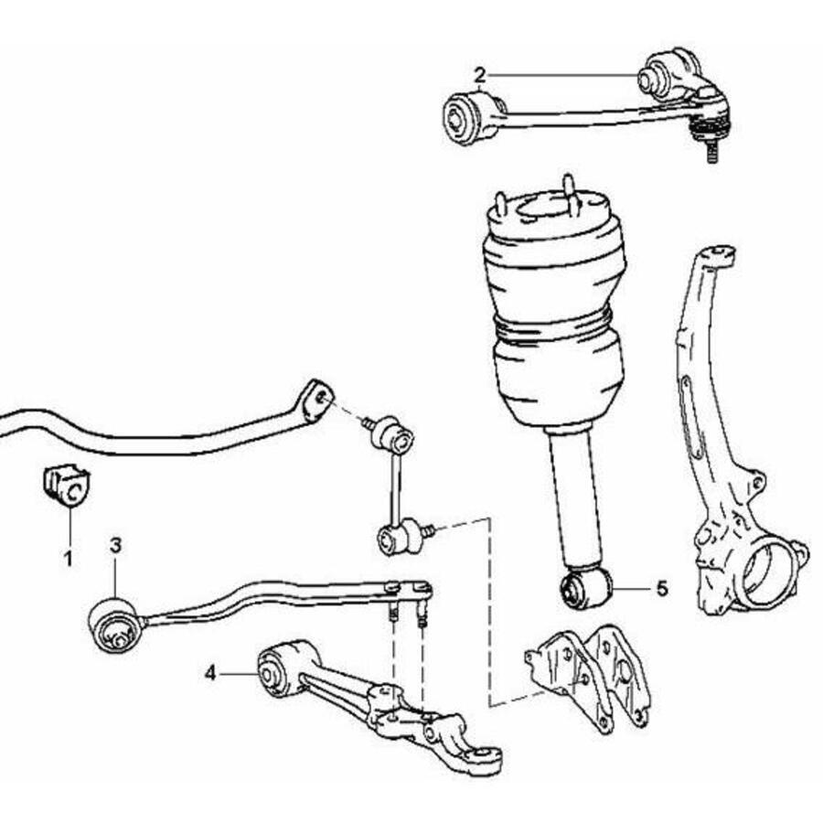 TOYOTA LEXUS GENUINE OEM LS400 95-00 LOWER SUSPENSION STRUT BAR LH & RH ...