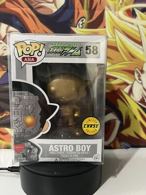 Funko Pop! Asia #58 Astro Boy GOLD Limited Chase Edition with Pop ...