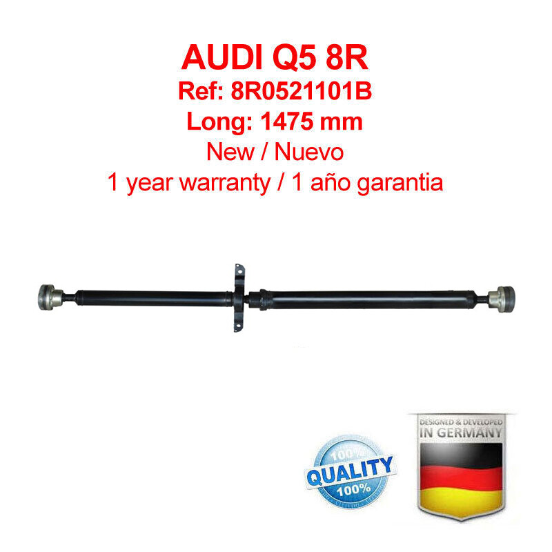 Albero Trasmissione Cardanico AUDI Q5 8R 8R0521101B 1475 mm NEW | eBay