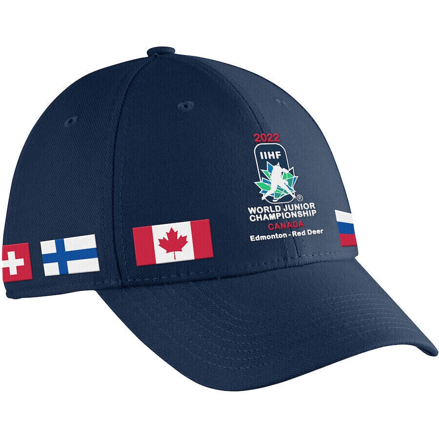 2022 World Junior Championship IIHF Olympic Flag Collection Nike Fitted ...