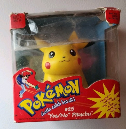 1999 Pokemon #25 Yes/No Pikachu Talking Figure collectible NIB | eBay