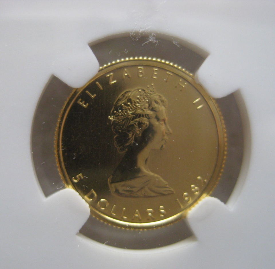 1982 CANADA 1/10oz GOLD MAPLE LEAF COIN - NGC MS-69 | eBay
