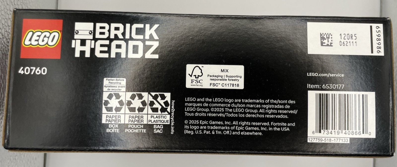 LEGO FORTNITE Set 40760 Adventure Peely & Cuddle Team Leader GWP New ...