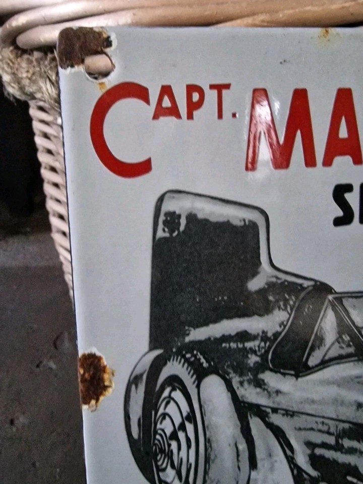 Retro Castro Motor Oil Cambell Blue-bird Speed Enamel Metal Advertising ...