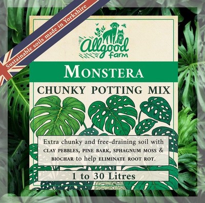 Monstera Chunky Potting Soil Mix 1-30L | Cheese Plant | Eco Peat-Free ...