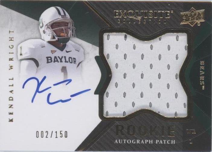 2012 Exquisite Collection - Rookie Autograph Patch Kendall Wright #121 ...