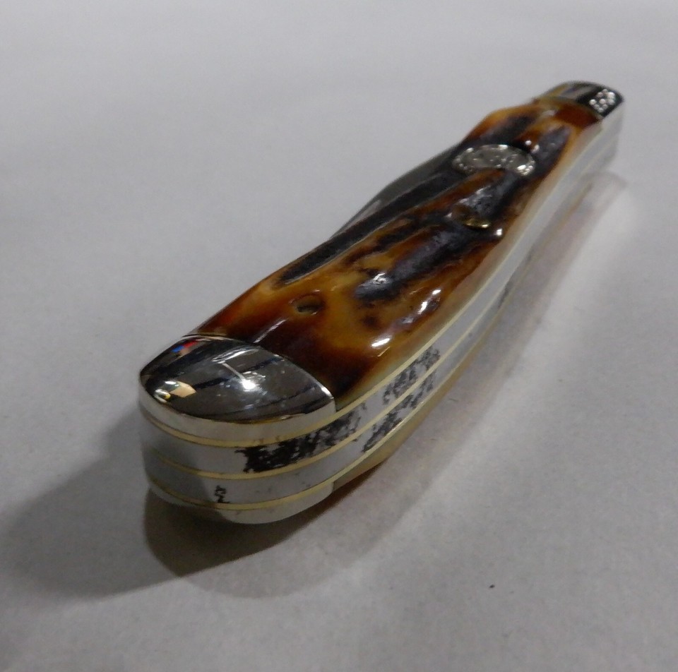 Schrade National Knife Collectors Association #9348 1982 Stag Trapper 3 ...